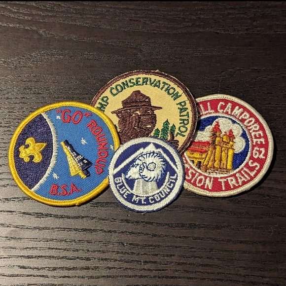 Scouting America | Other | Set Of 4 Vintage Boy Scout Patches 96s Bsa ...
